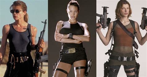 Top 10 Female Protagonists In Action Movies Screenrant
