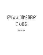 Auditing Theory And Pdf REVIEW AUDITING THEORY AND Geno San Jose REVIEW AUDITING