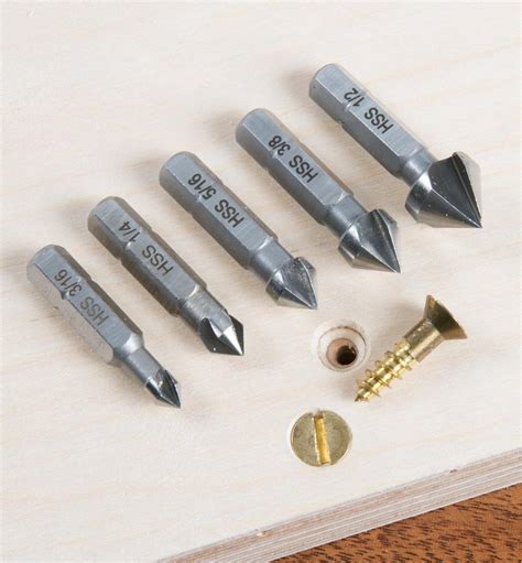 Hss Twist Bit And Countersink Set Lee Valley Tools