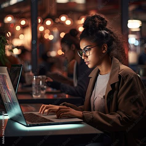 AI Generative Portrait Of A Multiethnic QA Engineer Working On Finding