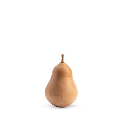 Poire En Bois De Cerisier TournÉ H 155mm X 95mm Leroy Merlin