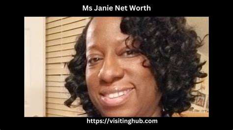 Ms Janie Net Worth [age Height Early Life And More 2024]