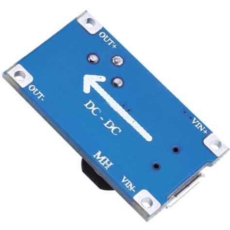 Módulo Regulador De Tensão Dc Step Up Mt3608 Com Entrada Micro Usb Casa Da Robótica Step Up