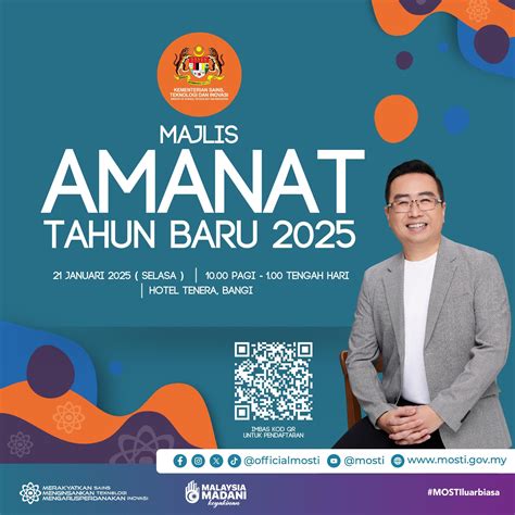 Majlis Amanat Tahun Baharu 2025 Bersama Yb Menteri Sains Teknologi Dan
