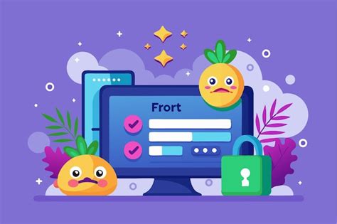 Cartoon Characters Express Frustration While Navigating A Password Reset On A Colorful Desktop