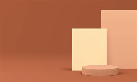 3d 파스텔 실린더 연단 직사각형 벽 배경 제품 프로모션 현실적 벡터 0명에 대한 스톡 벡터 아트 및 기타 이미지 0명 3차원 형태 가정의 방 Istock