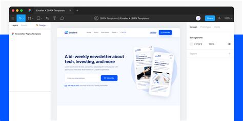 Emailer X Newsletter Figma Template Free Figma Resource Figma Elements