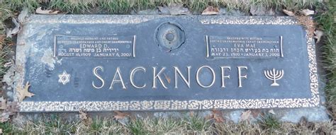 Edward Donald Sacknoff 1909 2007 Find A Grave Memorial
