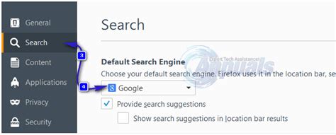 How To Setup Google As Your Default Search Engine Appuals