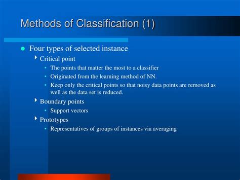 Ppt Data Reduction Via Instance Selection Powerpoint Presentation