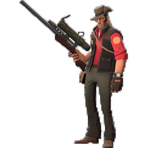 Red Sniper Team Fortress 2 Minecraft Skin