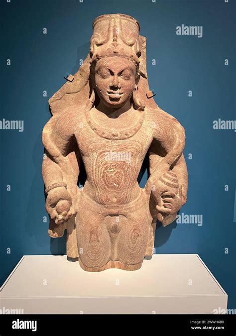 Vishnu Sandstone Northern India Gupta Period Late 4th 5th Century Brooklyn Museum Brooklyn