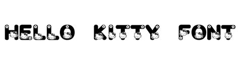 Hello Kitty Font Font Details And Characters —
