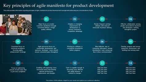 key principles of agile manifesto for product development managing product through agile