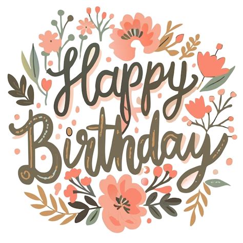 Векторная иллюстрация поздравительной карточки с днем рождения Премиум векторы