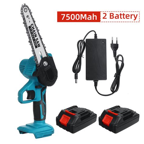 6นิ้วไร้สายเลื่อยไฟฟ้าตัดแต่งกิ่งเลื่อยโซ่สวนต้นไม้เข้าสู่ระบบเลื่อยสวนเครื่องมือสำหรับ Makitas