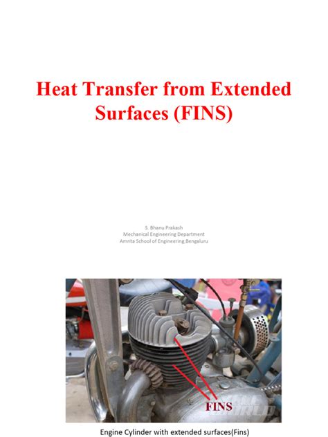 3heat Transfer From Extended Surfaces Fins Pdf Heat Transfer Heat