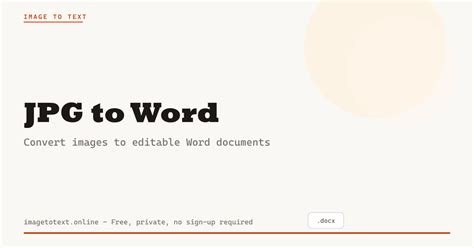  To Word Converter Image To Word Online Free Image To Text