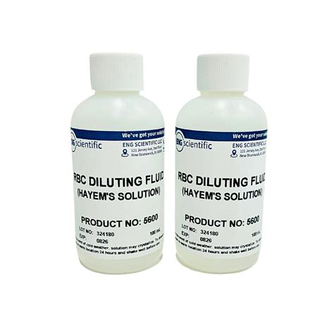 Rbc Diluting Fluid Hayem S Solution 2 X 100ml