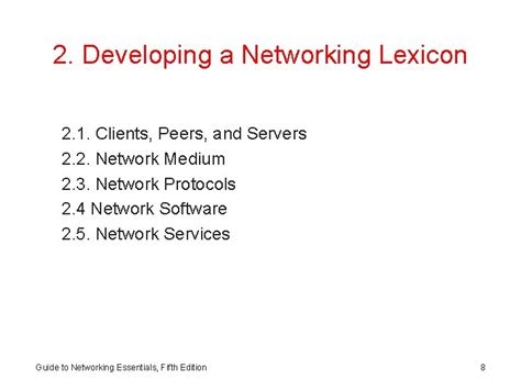 Chapter 1 Introduction To Networks And Networking Concepts