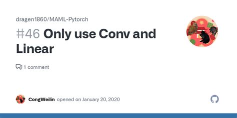 Only Use Conv And Linear Issue 46 Dragen1860 MAML Pytorch GitHub