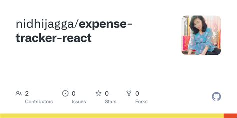 Github Nidhijaggaexpense Tracker React