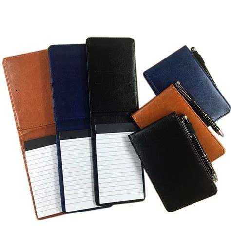 Wenqi Office Stationery Retro Diary Leather Cover Small Mini Notepad A7 Notebook Pocket Planner