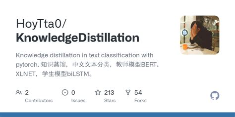 Github Hoytta0knowledgedistillation Knowledge Distillation In Text Classification With