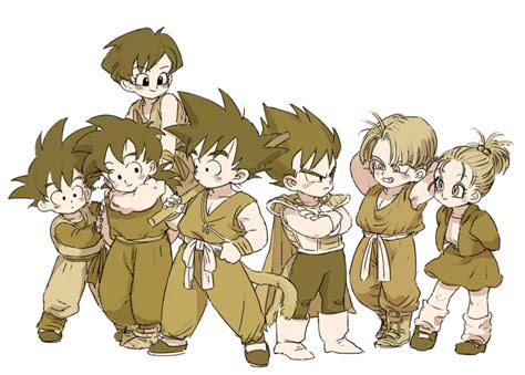 Son Goku Vegeta Son Gohan Trunks Pan And 2 More Dragon Ball And 2