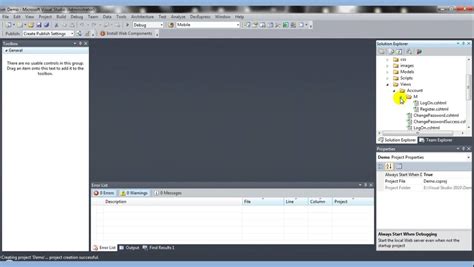 Mobile Ready Aspnet Mvc Template Youtube