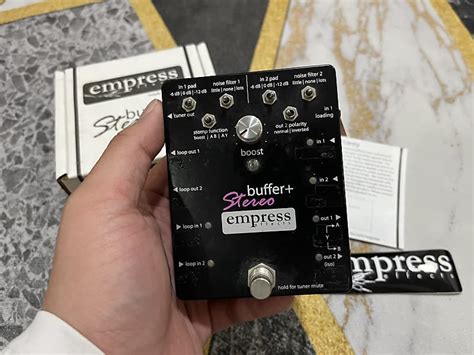 Empress Stereo Buffer Serial Number 01 Reverb Australia