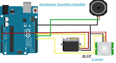 Gentleman Touchless Doorbell Arduino Project Hub