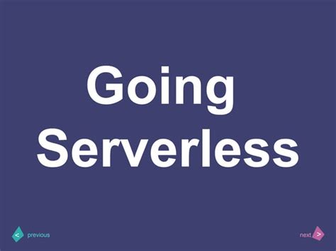 serverless ppt
