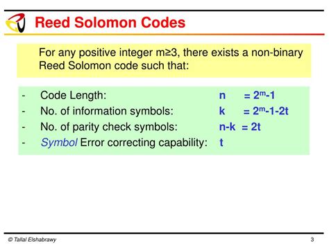 Ppt V Non Binary Codes Introduction To Reed Solomon Codes