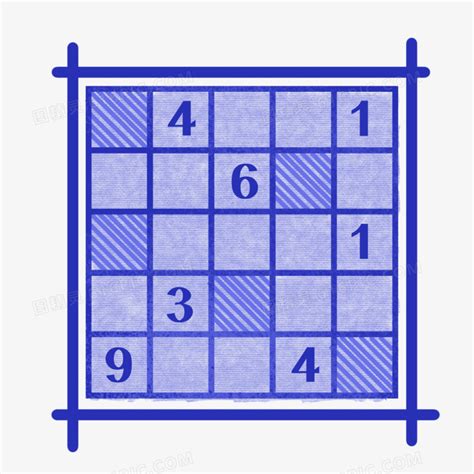 简约卡通数独游戏元素图片免费下载 PNG素材 编号1m9i7py93 图精灵