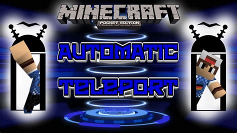 Mcpe Automatic Teleport With Command Blocks Minecraft Pocket Edition 1 0 5 Youtube