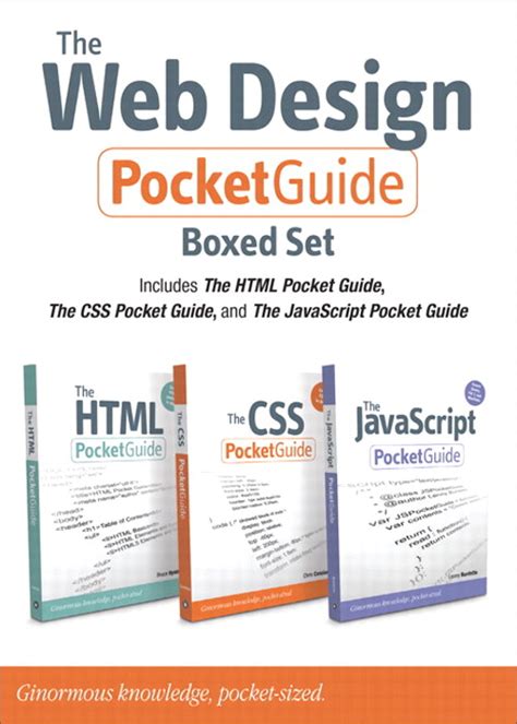 Web Design Pocket Guide Boxed Set Includes The Html Pocket Guide The Javascript Pocket Guide