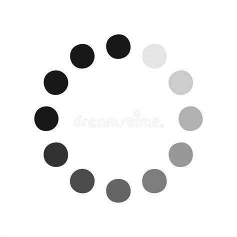 Load Icon Progress Bar For Upload Download Round Process For Website