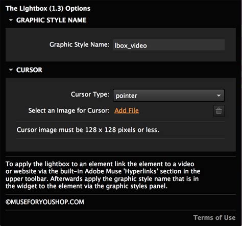 Muse For You The Lightbox Widget Adobe Muse Cc