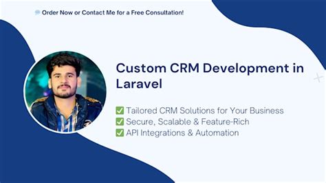 Do Custom Crm Development In Laravel By Xecuresol Fiverr