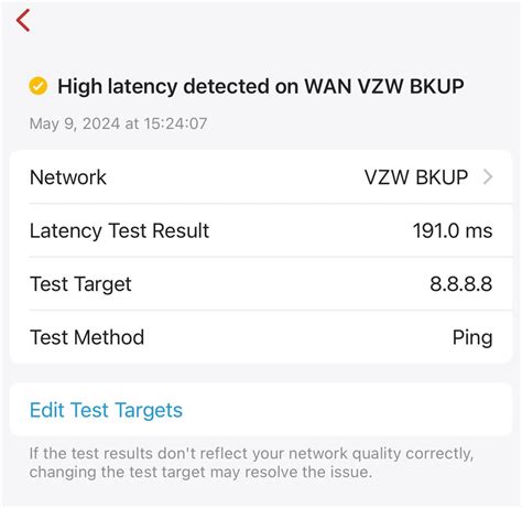 Latency Testing Rfirewalla