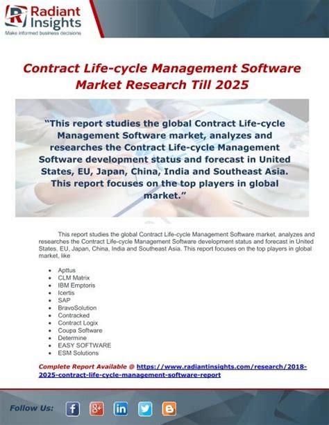 Contract Life Cycle Management Software