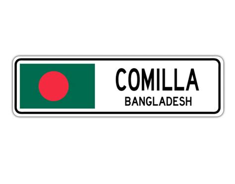 Comilla Bangladesh Country City Flag Aluminum Sign Sign Fever