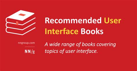 Recommended User Interface Books Nn G