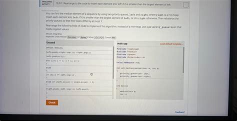 You Can Find The Median Element Of A Sequence By