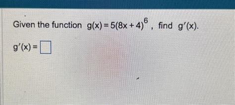 solved differentiate the function y 3x−1 2 4−x5 4given the