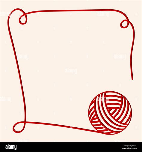 Yarn Clipart Border