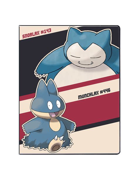 Pokémon Portfolio Ronflex And Goinfrex G180 Cartes