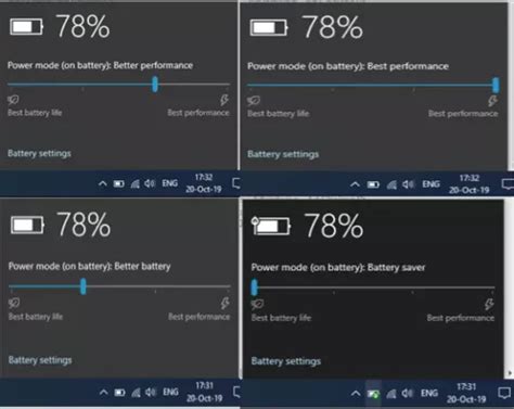 Як змінити рівень режиму живлення в Windows 10