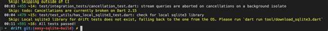 Tests Fail Locally · Issue 2070 · Simolus3drift · Github